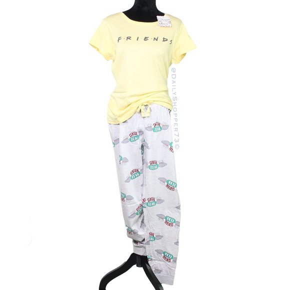 Intimates & Sleepwear | Friends Tv Show Sustainable Cotton Pj Set ...